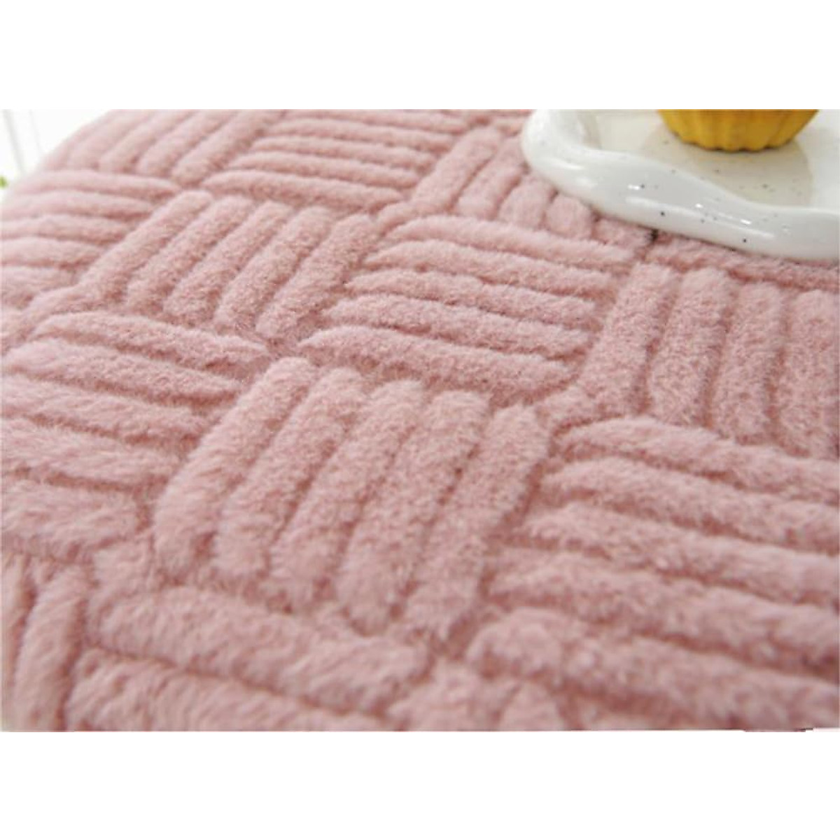 ZYANLING Indoor/Outdoor Bench Cushion Fluffy Plush Cushion for Bench Chair Patio Swing,Non-Slip Indoor Outdoor Long Seat Furniture Cushion Soft Velvet Bench Cushion