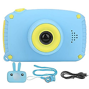 Digital Children Camera, Mini 1.2MP Toy Cartoon Fun Digital DV Camera with 2.0 Inch IPS Screen Taking Picture/Recording/Photo Stickers/Selfie Shooting,Birthday Holiday(X500 Rabbit)