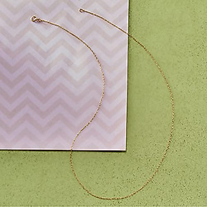 Ross-Simons 0.7mm 14kt Yellow Gold Rope-Chain Necklace. 16 inches