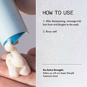 FEKKAI Super Strength Conditioner - 2 oz - Repairs, Strengthens & Nourishes - Salon Grade, EWG Compliant, Vegan & Cruelty Free