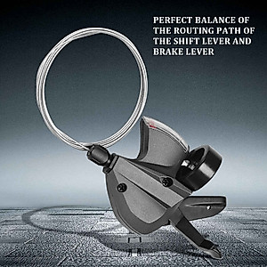 Sudemota 2Pcs M370 9 Speed Shifter Trigger Set | 3 X 9 Speed Shift/Shifter Brake Lever Combo