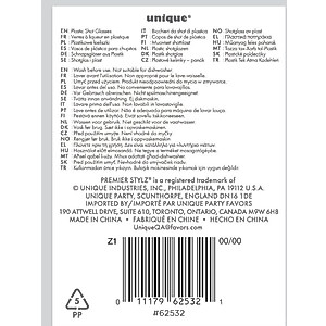 Black Disposable Plastic Shot Glasses - 2oz, 20 Pieces - Perfect for Events and Celebrations