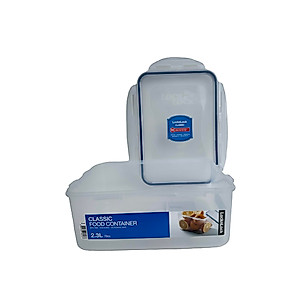 LOCK & LOCK Rectangular Food Container, Tall, 37-1/2-Cup, 304-Fluid Ounces