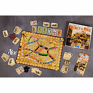 Ticket to Ride Amsterdam Board Game - Train Route-Building Strategy Game, Fun Family Game for Kids & Adults, Ages 8+, 2-4 Players, 10-15 Minute Playtime, Made by Days of Wonder