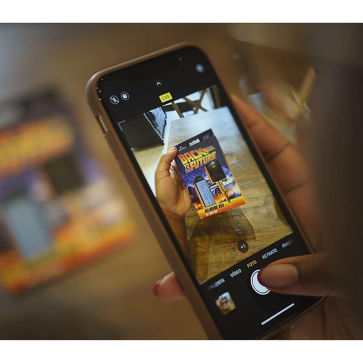 Doctor Collector Collectable Back to The Future Delorean Key Set Replica, Multicoloured