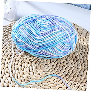 VILLCASE Knitting Yarn Soft Chunky Yarn Cotton Yarn for Crocheting Knitting Accessories Green Yellow Blue White Black red Yarn Blanket Yarn Bulky Yarn Cotton Yarn Cone Set Baby coarse Wool