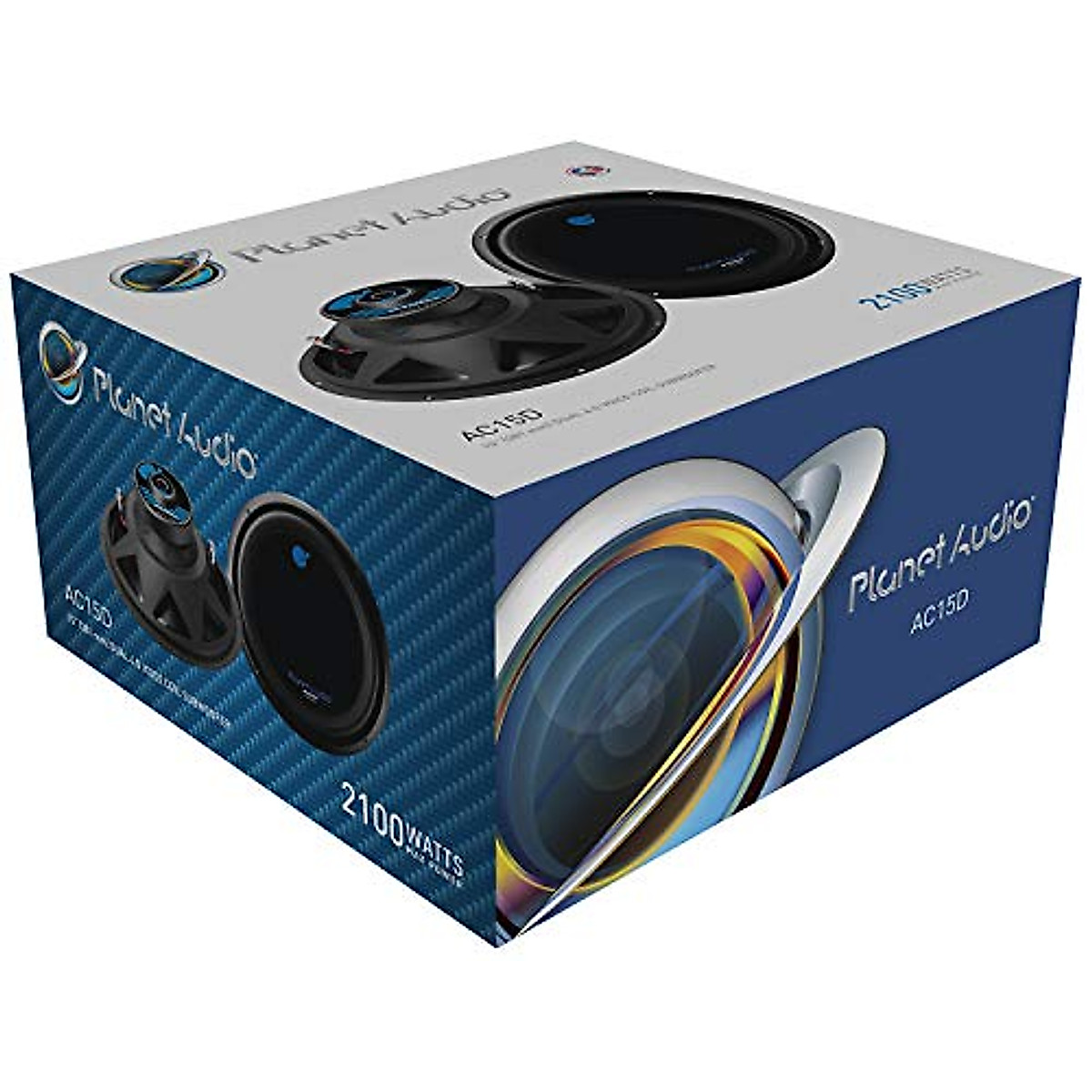 Planet Audio AC15D Car Subwoofer - 2100 Watts Maximum Power, 15 Inch, Dual 4 Ohm Voice Coil, Easy Mounting, Sold Individually
