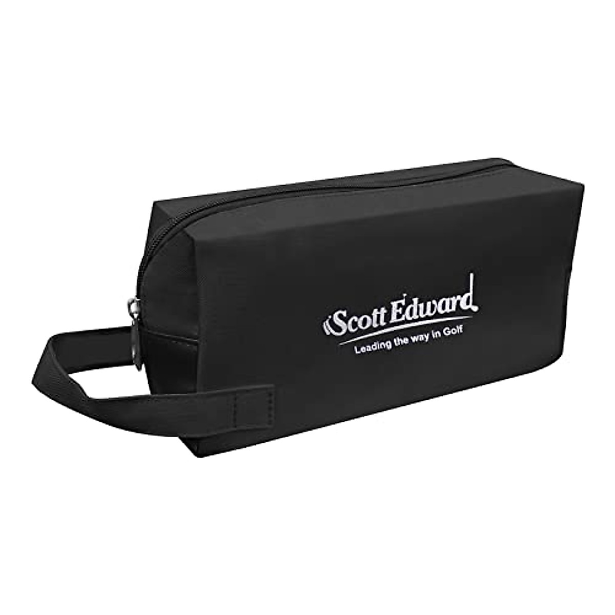 Scott Edward Golf Training Storage Bag Golf Weather Portable Carrying Bag with Golf Swing Aids Pro Power Band Wrist Brace Training Set (Black)