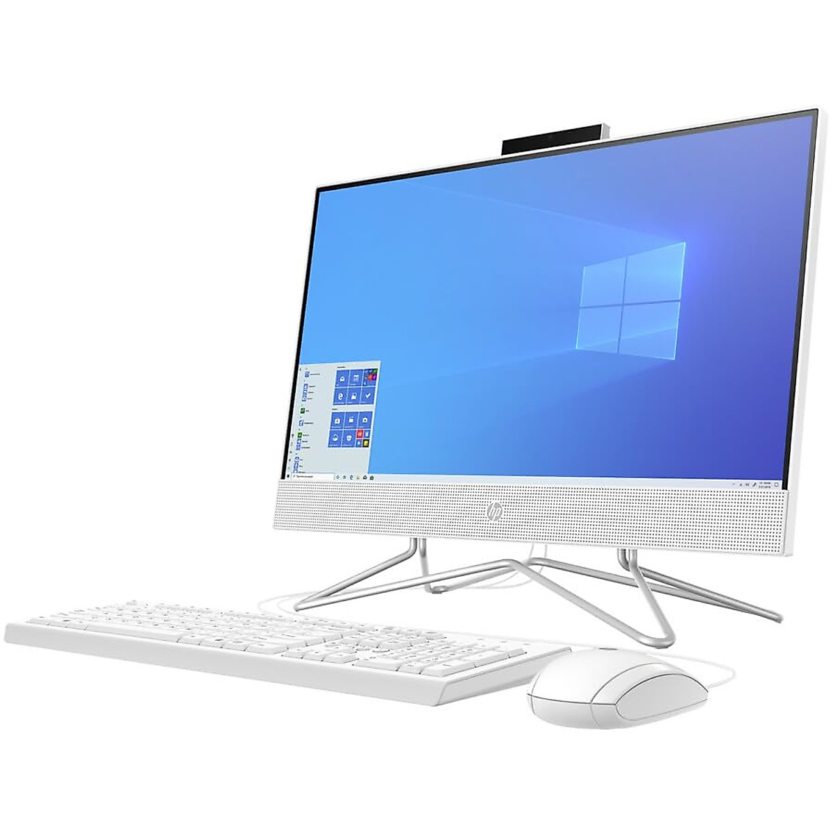 HP 2023 21.5 inch AIO Desktop, Intel Celeron J4025 Processor, Intel UHD Graphics 600, 20 GB RAM, 1 TB SSD, Windows 11 Home, Snow White, Z&O Accessories