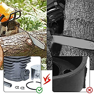 Nikasil Plated Cylinder Piston Bearing Kit For Husqvarna 51 55 For Rancher (46mm) Chainsaw Fuel Filter Line Gasket 503 16 91-71