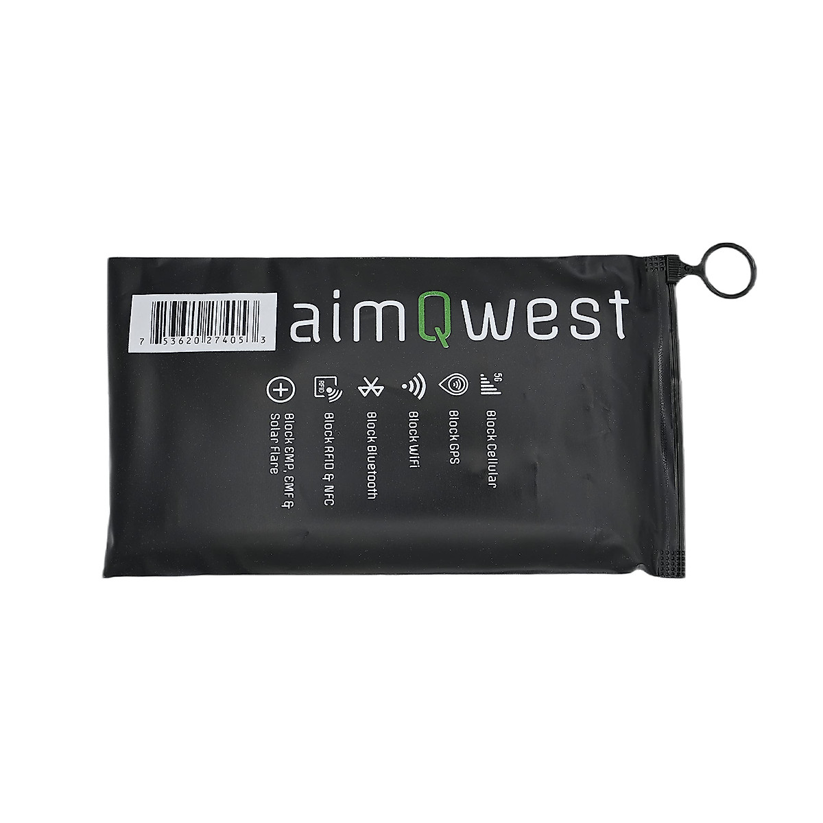 AIMQWEST Faraday Shield - 8"x4" Carbon Fiber Phone Case for EMP, RFID, & Signal Blocking - Ultimate Privacy & Security