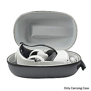 Dengofng Carrying Case for VR Gaming Headset,Carrying Case for VR Headset Accessories Portable Travel Storage Bag with Zipper(Gray)