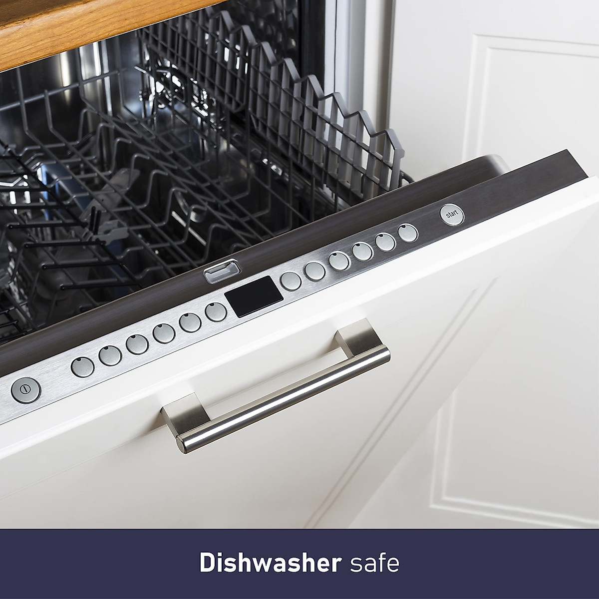 Bergner - Gourmet - 5 Quart Sauté Pan with Lid – Stainless-Steel Non-Stick Saucepan with Tempered Glass Lid - Even Heat Distribution - Safe For All Stove Types