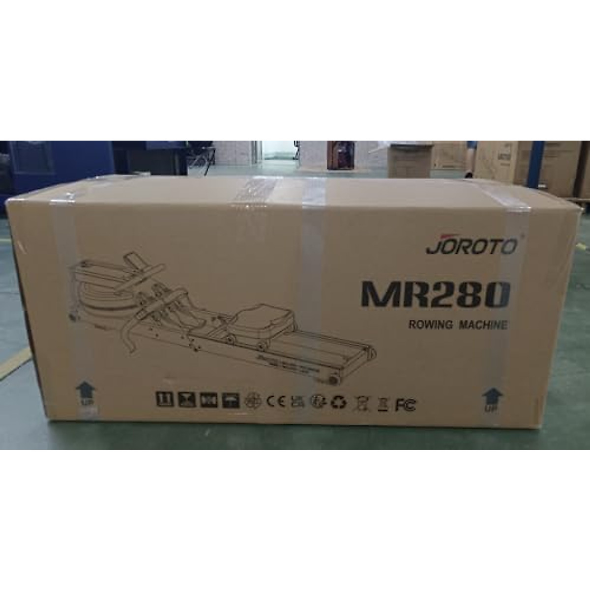 JOROTO Water Rowing Machine for Home Use, Foldable Rower Machine 330lbs Weight Capacity with Bluetooth Monitor, Phone Holder