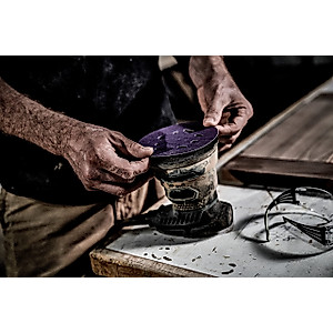 3M Ultra Durable 5 inch Power Sanding Discs, Universal Hole, 80 Grit, 10/Pack