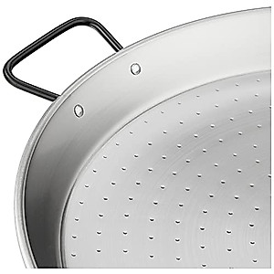 Garcima 18-Inch Pata Negra Restaurant Grade Paella Pan, 45cm