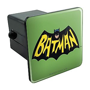 Batman Classic TV Series Logo Tow Trailer Hitch Cover Plug Insert