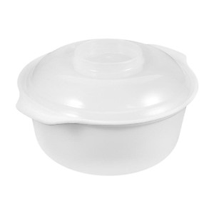 DimyFew Microwave Rice Cooker Steaming Pots Food Storage Container Easy to Clean Rice Cooking Microwave Mixing Bowls for Potato Ramen