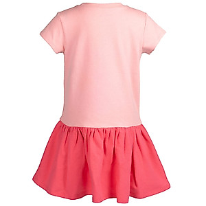 Disney Princess Ariel Toddler Girls French Terry Dress Princess Ariel Pink 5T