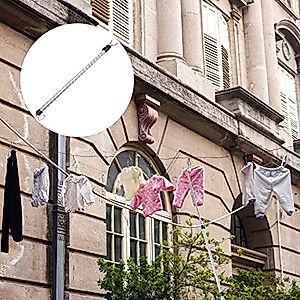 DOITOOL Hanger Retriever Pole with Hook- Adjustable 50 INCH High Reach Garment Hook- Extendable Reaching Stick Pole to Easily Reach Clothes and Closet Poles (Silver)