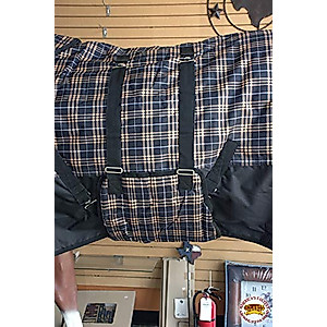 HILASON 1200D Waterproof Winter Horse Blanket Neck Cover Belly Wrap | Horse Blanket | Horse Turnout Blanket | Horse Blankets for Winter | Waterproof Turnout Blankets for Horses