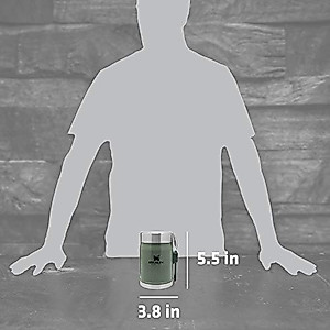 Stanley The Legendary Food Jar + Spork 14oz Hammertone Green