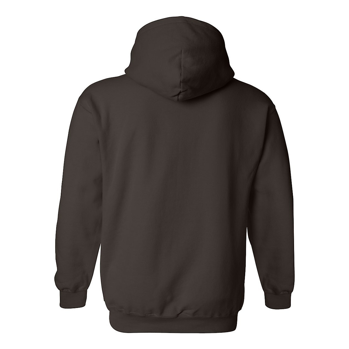 Gildan Men's Fleece Hooded -Sweatshirt, Style G18500 L DARK CHOCOLATE