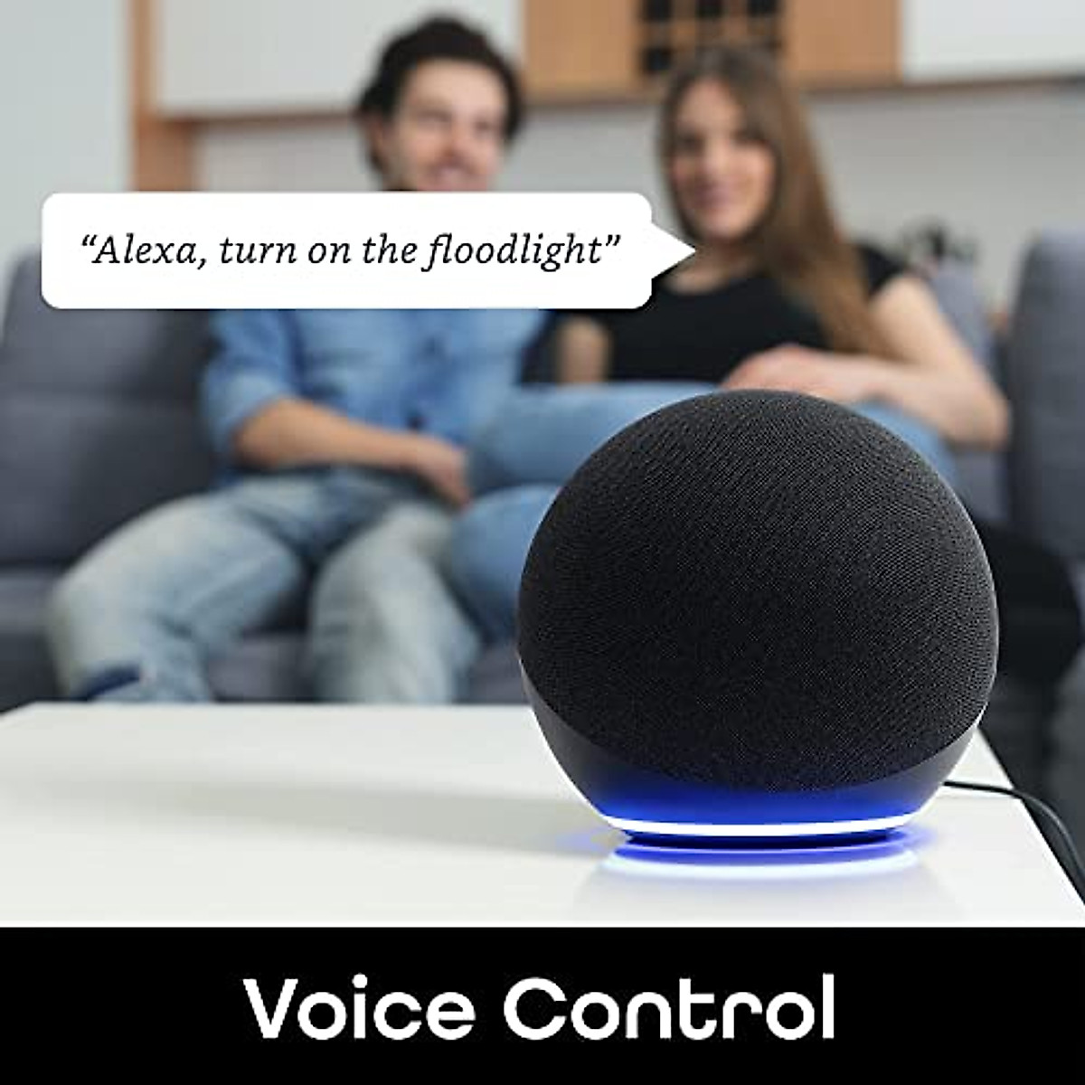 Geeni LUX Smart Floodlight, White – Outdoor 2700K-6500K Dimmable LED Bulb, E26, PAR38, 11W, 1000 Lumens – No Hub Works with Amazon Alexa, Google Assistant, Requires 2.4 GHz Wi-Fi