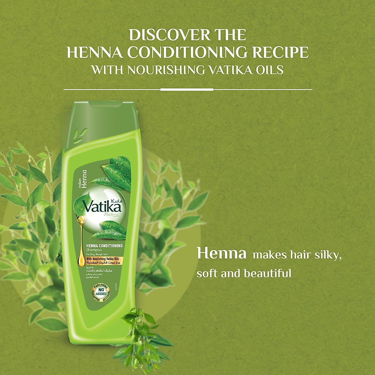 Dabur Vatika Shampoo Henna 400ml