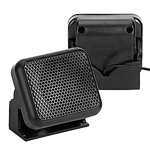 Acouto External Speaker Mini NSP-100 Two-Way Radio CB Car Radio Fit for Yaesu FT-847 FT-920 FT-950 FT-2000 FT-840 FT-DX5000 FT-DX9000 CB Radio Accessories
