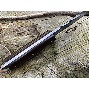 Perkin Damascus Steel Hunting Knife With Sheath Skinner Knife - SK1300