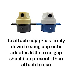 Universal Spray Paint Adapter Replacement Cap Pack 22pc fits Krylon, Behr, Walmart, and Rust-Oleum - Spray Sizes from 0.2"-7"