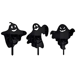 Halloween Yard Sign Decorations Outdoor Ghost Garden Stakes Decorative Yard Signs Stakes Decor Yard Halloween Yard Art Props Scary Holiday Home Patio Party Supplies