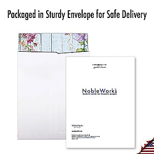 The Best Card Company - 1 Jumbo Congratulations Notecard w/Envelope (Large 8.5 x 11 Inch) Happy Retirement Appreciation with Flowers for Boss, Coworker - Blooming Driftwood J6108JRTG-US