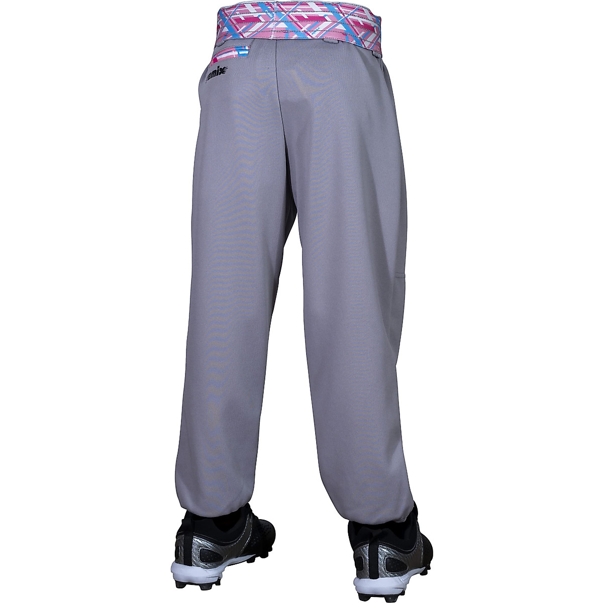 Rawlings REMIX | T-Ball & Youth Baseball & Softball | Game/Practice Pants | Grey/Pink | Small