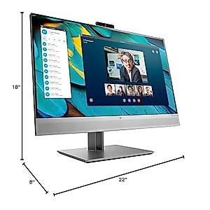HP EliteDisplay E243m LED Display 60.5 cm (23.8") Full HD Flat Black,Silver