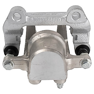 TRQ Rear Brake Pad & Rotor Kit Brake Caliper Brake Pads Brake Rotor Semi-Metallic Vented Compatible with 2005-2018 Chrysler 300 2009-2016 Dodge Challenger 2006-2016 Charger 2005-2008 Magnum