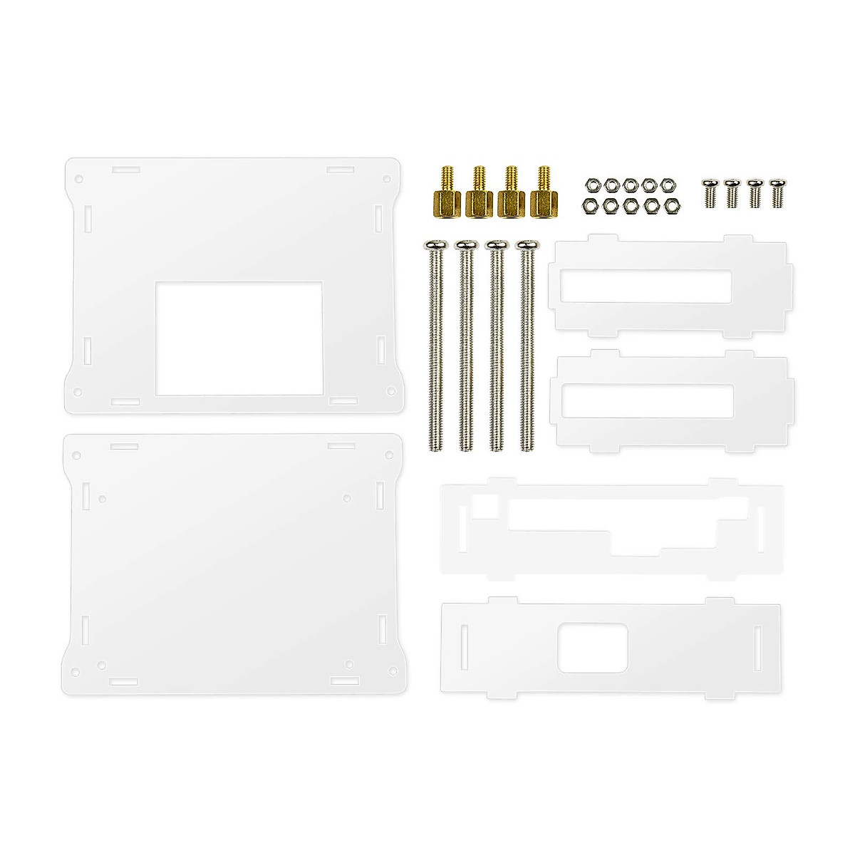 Waveshare Jetson Nano Acrylic Case Specialized for Jetson Nano 2GB Developer Kit Precise Opening Design Easy Access for GPIO and Camera Port