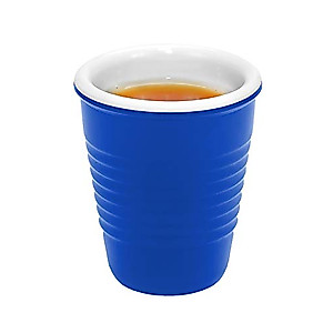 Fairly Odd Novelties Blue Redneck Party Shot Glasses, 2oz Hard Plastic Melamine Cups, 4-Pack