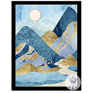 keibiubu Black Picture Frame, 8.5x11 Picture Frame for Photo Poster Canvas Certificate Document Display Horizontally or Vertically High Transparent Wall Gallery(Size 8.5 x 11 inches)
