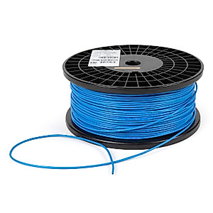Elite Cat6 Stranded 28AWG (cm Rated) - Ultra Slim Ethernet, 1000ft, Unshielded Twisted Pair (UTP), Pure Stranded Copper, UL Listed, Ultra Flexible, Reel, Blue | Create Custom Patch Cables