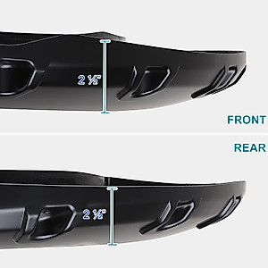 Spec-D Tuning 4PC Front + Rear Black Fender Flare Wheel Cover Compatible with 1999-2007 Ford F250 F350 F450 Super Duty