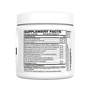 Top Shelf Grind King Maker, 13-in-1 Anabolic Supplement for Men to Increase Stamina, Lean Muscle Growth & Recovery, N.O. Booster with Tongkat Ali (LJ100), 120 Capsules