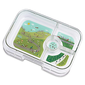 Yumbox Panino Leakproof Bento Lunch Box Container for Kids & Adults (Go Green Panino)