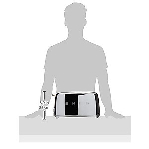 Smeg 4-Slice Toaster-Chrome