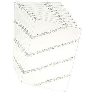 Printhead Hospital Heavyweight Blotting Paper for Flower Press, Calligraphy and Inkjet Printer Cleaning | 8x6 (10 Absorbent Paper Sheets) Blank Blotter Paper | Highly Absorbent Paper