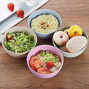 Wheat Straw Dinnerware Sets -Travel Camping Cutlery Set,Set-Reusable, Eco Friendly,Wheat Straw Plates,Wheat Straw cup, Cereal Bowls