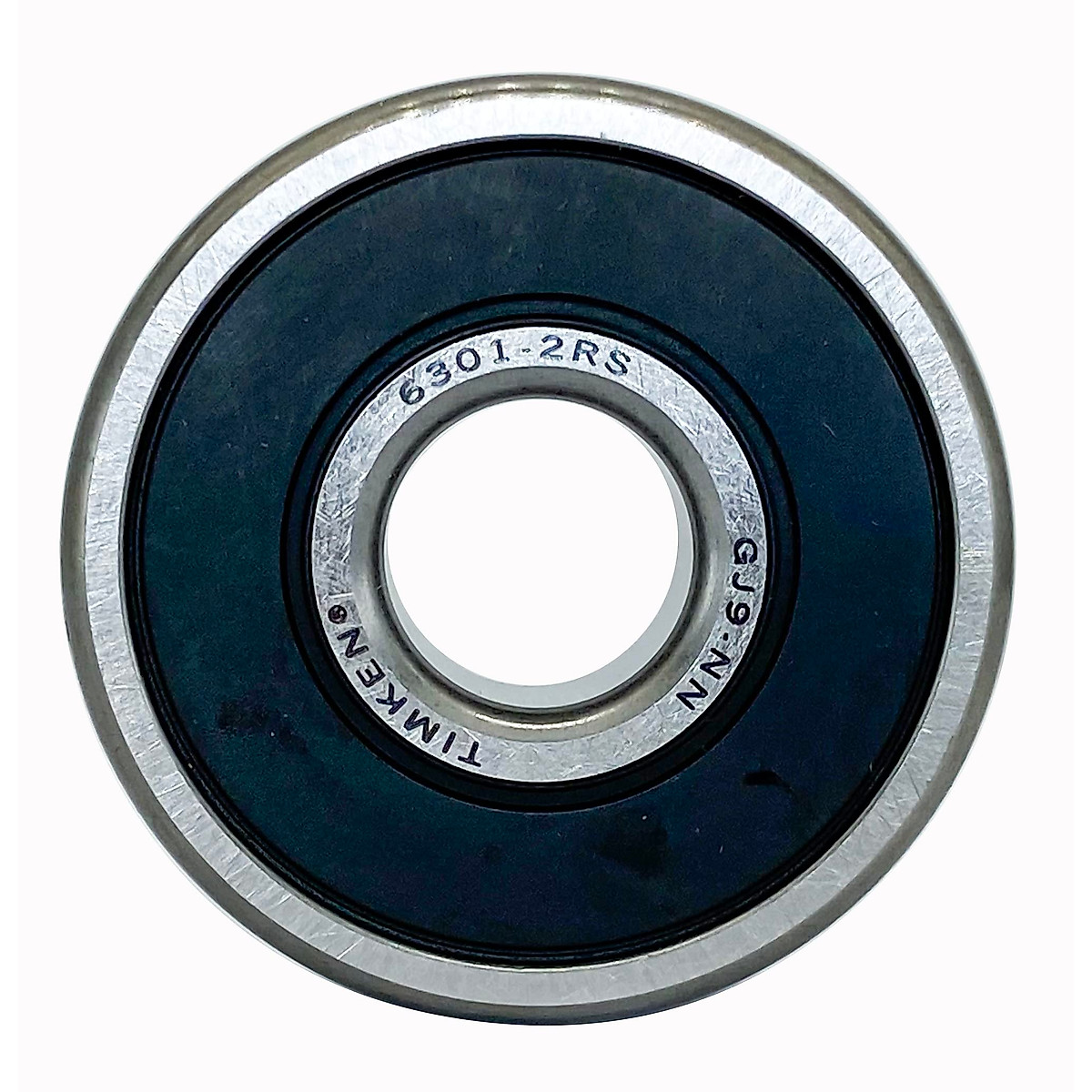 2PACK TIMKEN 6301-2RS Double Rubber Seal Bearings 12x37x12mm, Pre-Lubricated and Stable Performance and Cost Effective, Deep Groove Ball Bearings