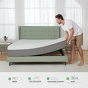 Novilla Full Size Mattress, 12 Inch Foam Mattress in a Box, Gel Memory Foam Mattress for Pressure Relief & Motion Isolation, Bed Mattresses with Medium Soft