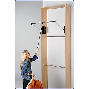 Pull Down Closet Rod Heavy Duty